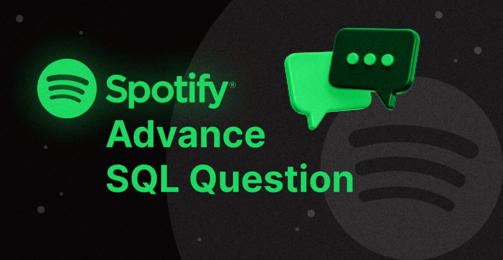 Spotify Advance SQL Question