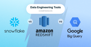 Data Engineering Tools Comparison: Snowflake vs Redshift vs BigQuery