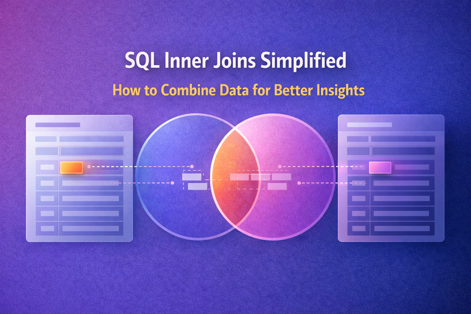 SQL Inner Joins Simplified – How to Combine Data for Better Insights